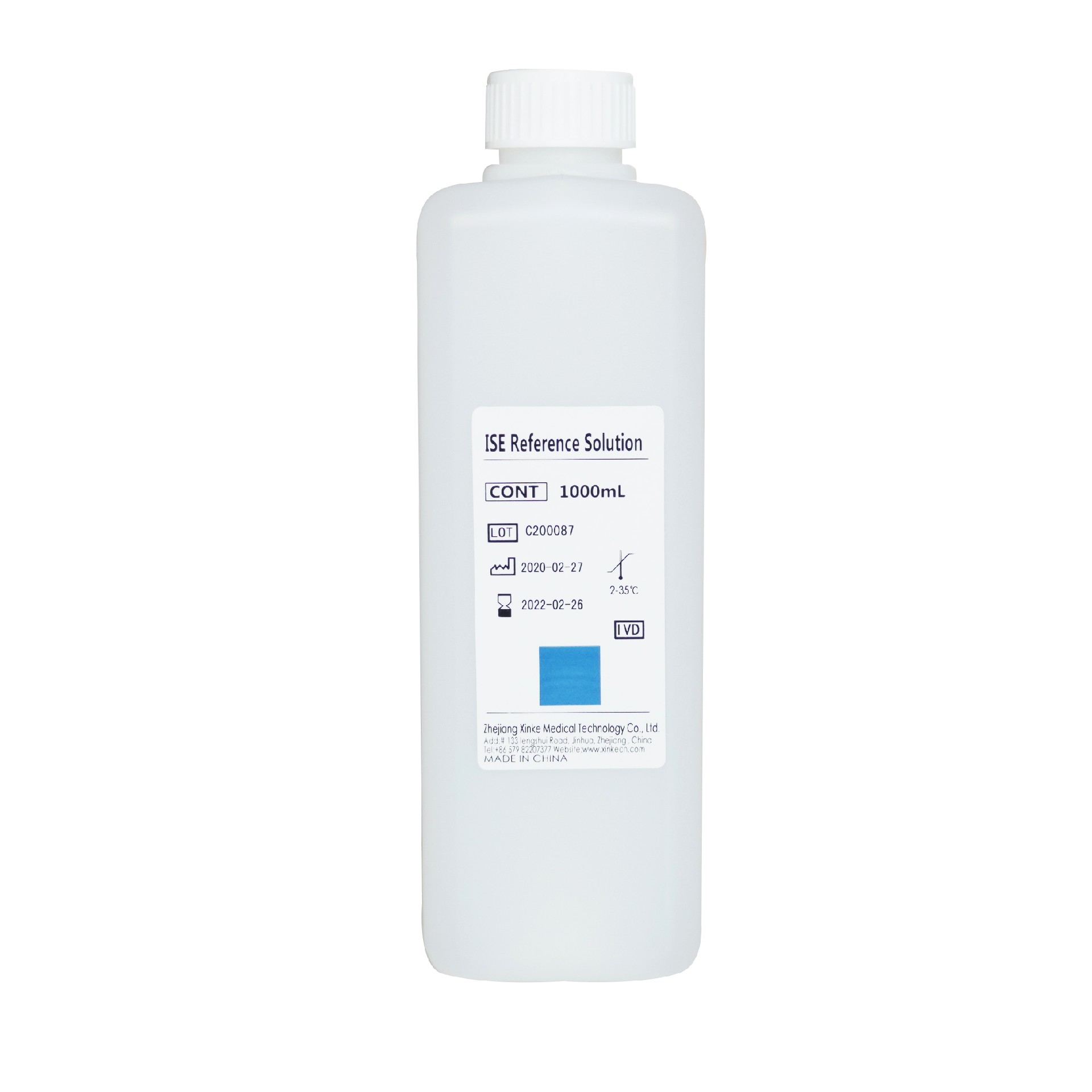 ISE Reference Solution 1000ml-Zhejiang Xinke Medical Technology Co., Ltd.